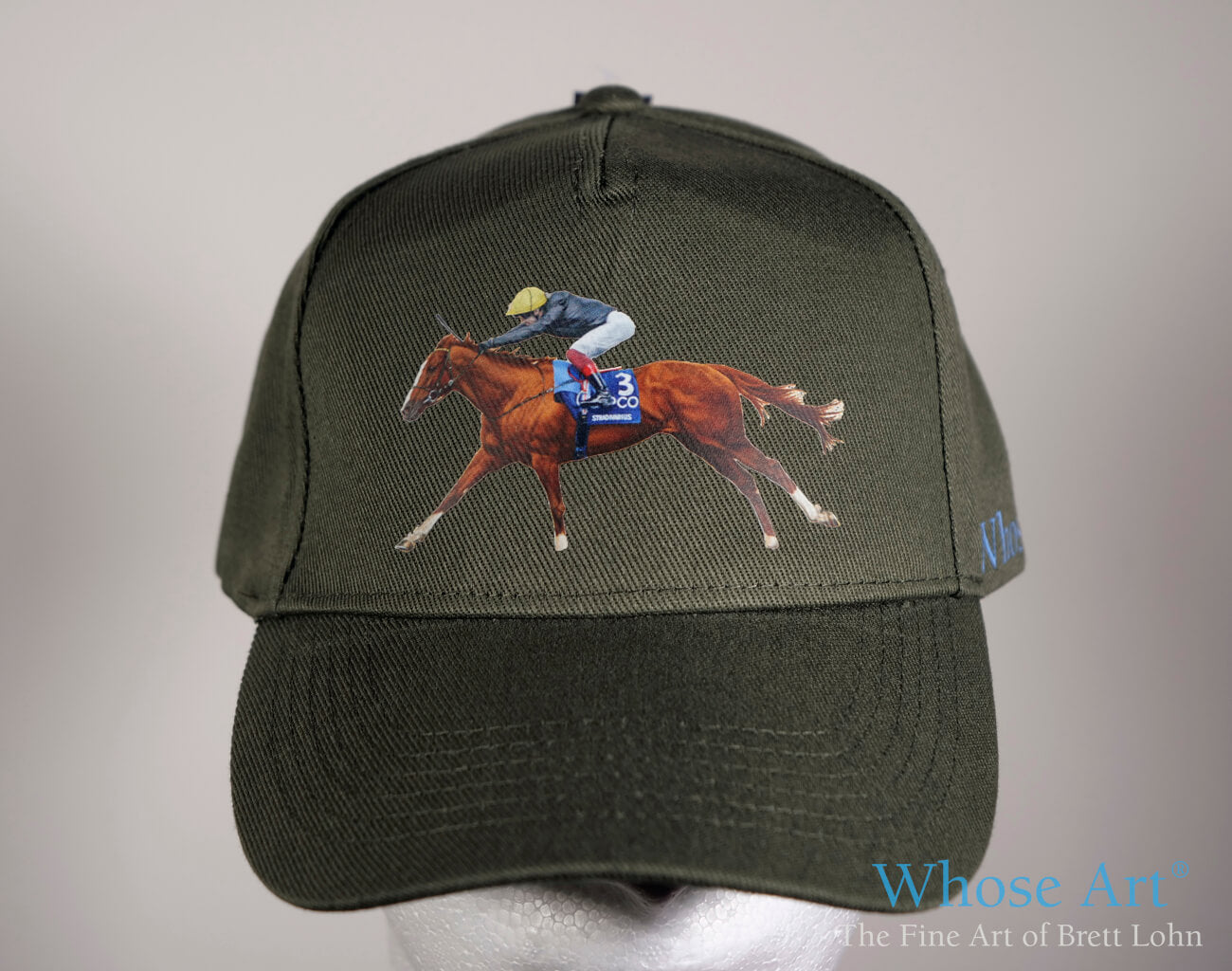 Stradivarius Racehorse Baseball Cap | Beautiful Horse Art Hat - Whose Art
